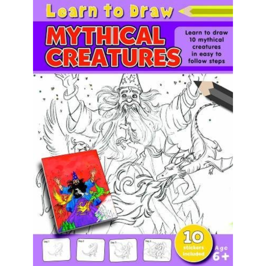 Mythical Creatures Learn 2 Draw – Butterfly Creek Gift Shop