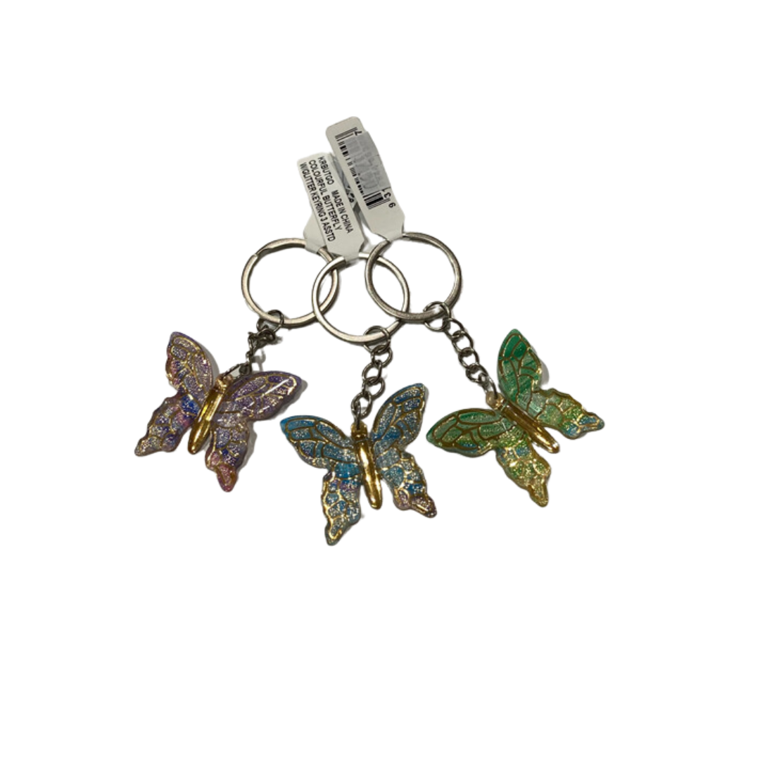 Butterfly Glitter Keyring | Butterfly Key Ring | Butterfly Creek ...