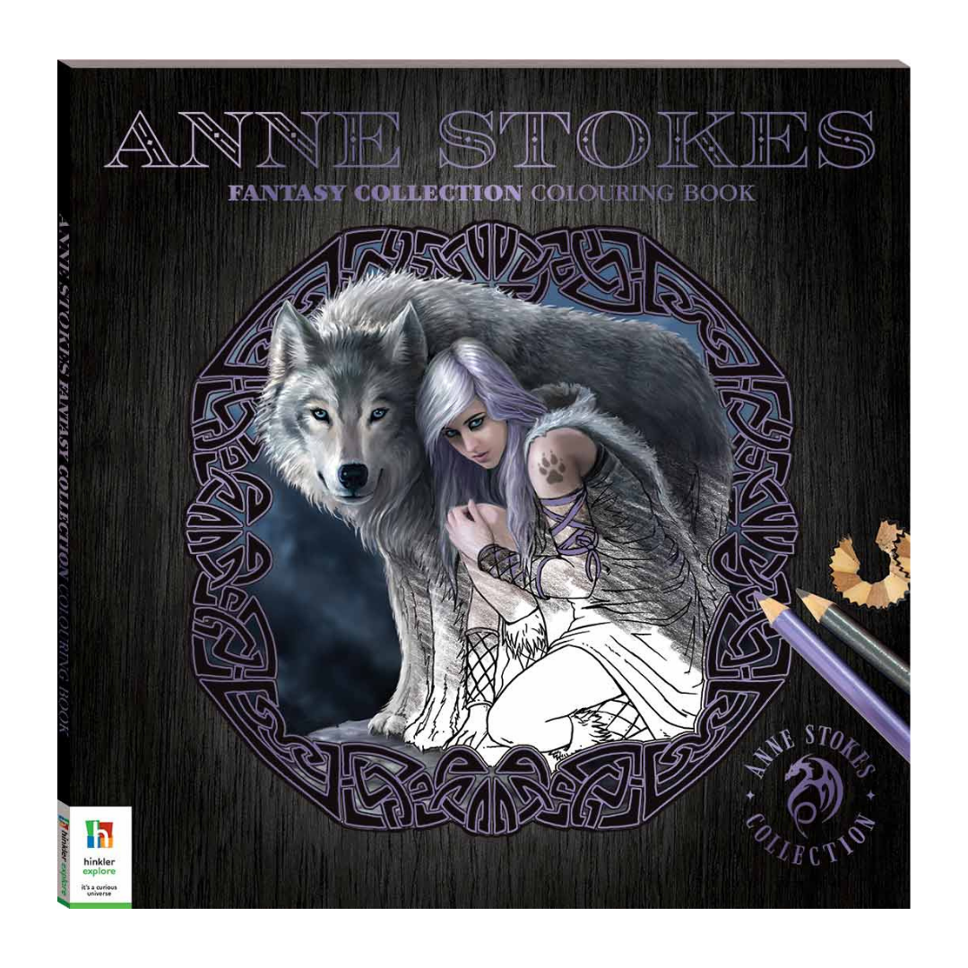 Anna Stokes Fantasy Colouring Book | Colouring Book | Butterfly Creek ...