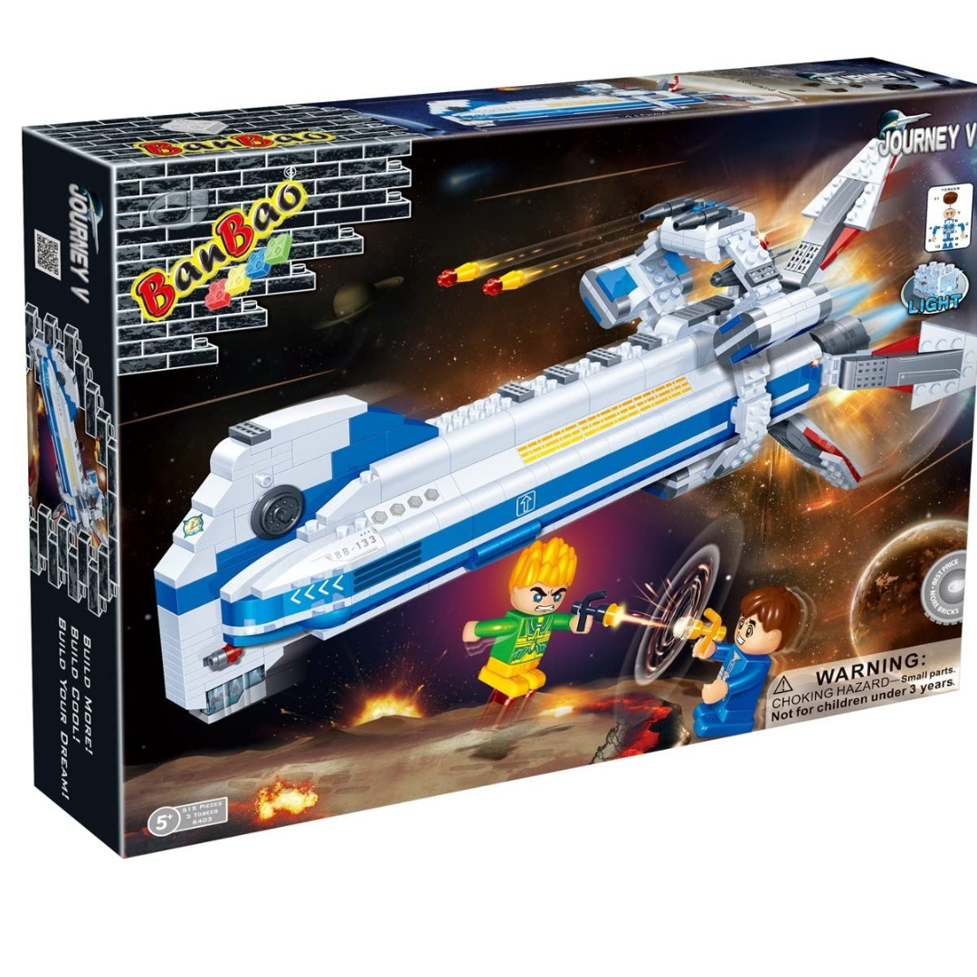 Spaceship Building Set | Banbao Building Set | Butterfly Creek ...